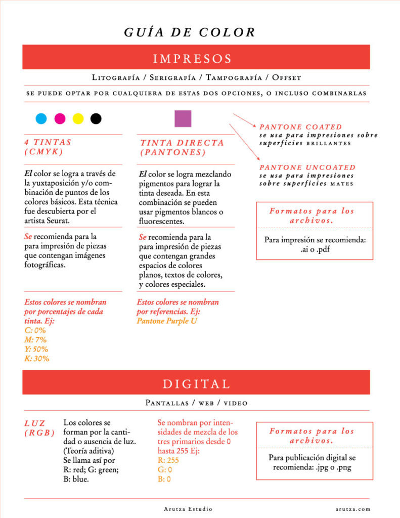 Guía de color | Arutza Studio